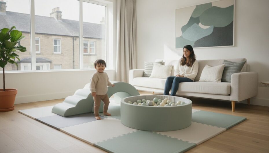 Creating a Soft Play Area in Living Room: Creative Baby Proofing Ideas ...
